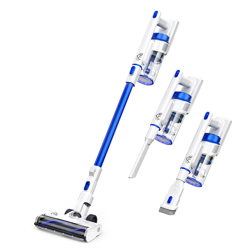 YTE Cordless Stick Vacuum Cleaner, 10KPa Powerful Suction Up to 45 Min ...